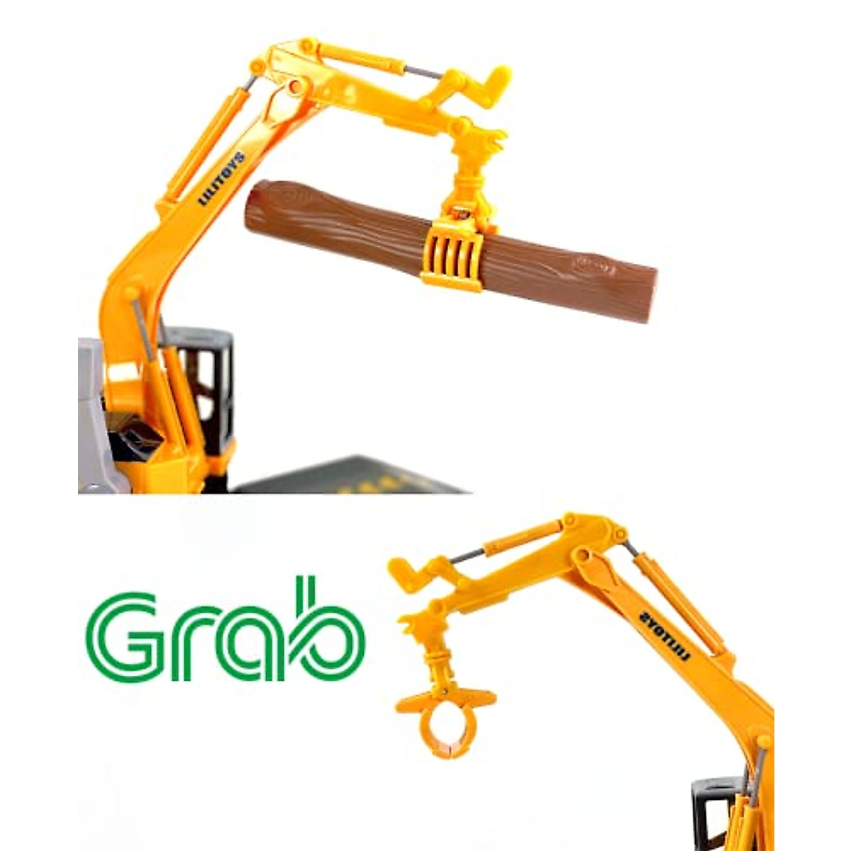 Big Daddy Big Rig Heavy Duty Tractor Trailer Low Boy Transport Flat Bed & Excavator Toy Trucks COMBO series