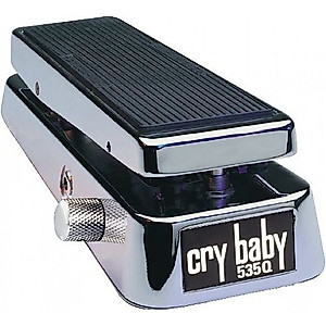 Briskdrop Dunlop 535Q-C Cry Baby Multi-Wah Pedal, Chrome - Bundled with Dunlop Power Supply and 2 MXR Patch Cables