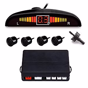 VaygWay Wireless Car Parking Sensor – 1 Parking Sensors with LED Display – Car Reverse Backup Radar System
