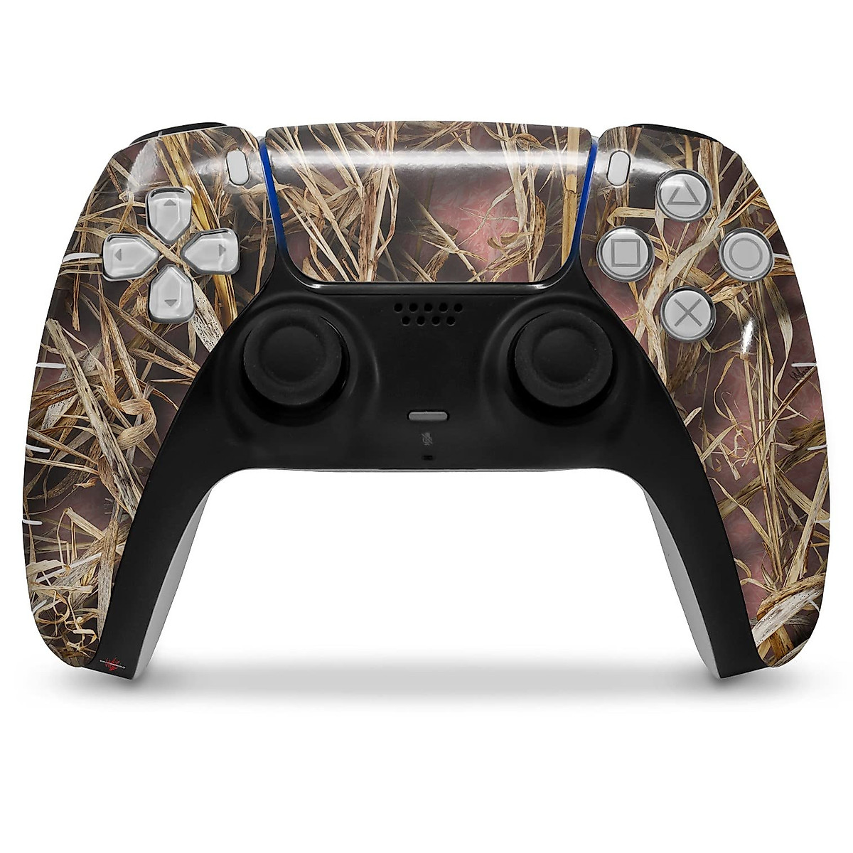 WraptorSkinz Skin Wrap compatible with Sony PS5 DualSense Controller WraptorCamo Grassy Marsh Camo Pink (CONTROLLER NOT INCLUDED)
