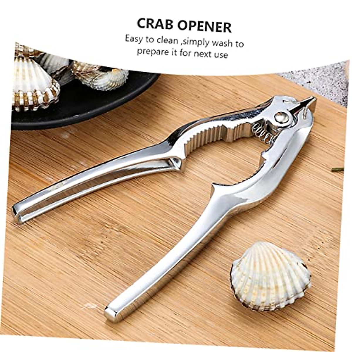 Pecan Cookies 1pc Open Venerupis Philippinarum Device Cookies Seafood Tools Walnut Opener Nutcracker Cracking Nuts Crab Crackers Kitchen Tool Household Open Too Clam Clamp