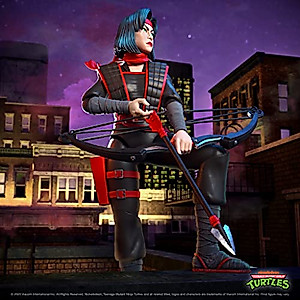 Super7 Ultimates Teenage Mutant Ninja Turtles Karai - 7" TMNT Action Figure with Accessories Classic Cartoon Collectibles and Retro Toys