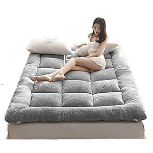 Japanese Floor Mattress, Japanese Floor Mattress Tatami Mat Sleeping Mattress, Foldable Futon Sofa Bed, Single Double Folding Floor Mattress, Portable and Versatile(Color:A,Size:90 * 190CM)