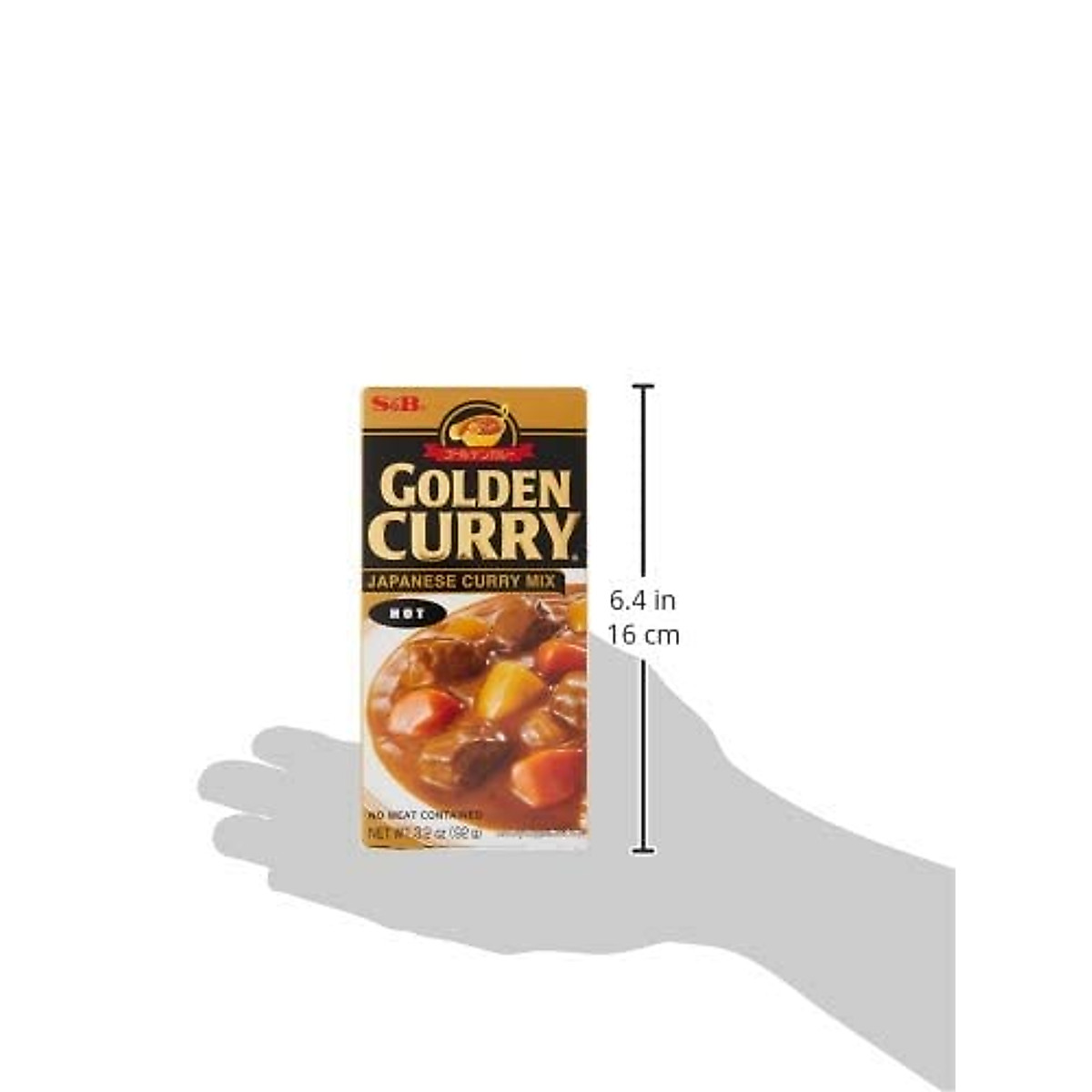S&B, Golden Curry Sauce Mix, Hot, 3.2 oz