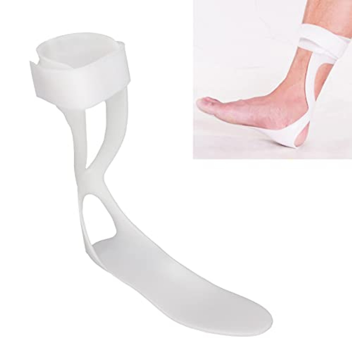 Drop Foot Stabilizer, Lightweight Ankle Foot Orthosis Support Straightener for Injury Recovery Therapy L Right Foot