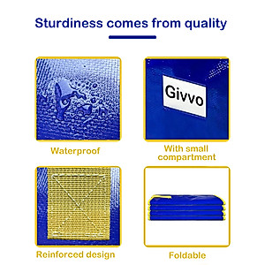 4P Extra Large Moving Bags, Heavy Duty Moving Bags for Clothes, Waterproof Storage Bags for College Dorm, Moving Totes Alternative To Oversize Moving Box Blue