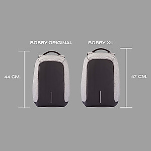 XDDesign Bobby XL 17" Anti-Theft Laptop Backpack USB Port Grey (Unisex Bag)