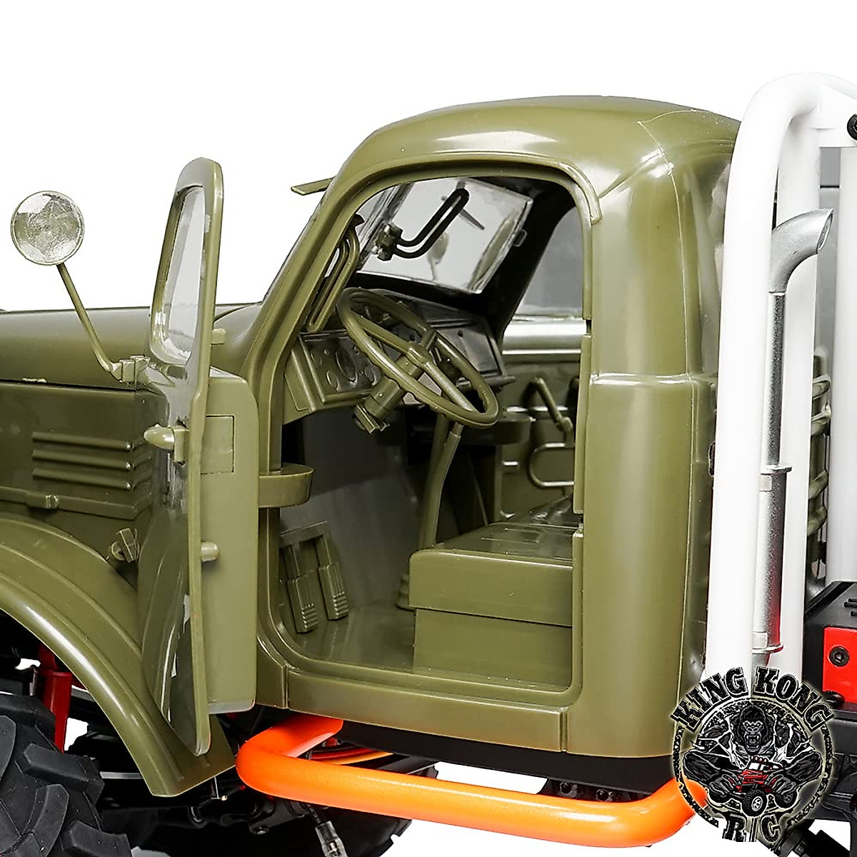 Kingkong RC 1/12th RC Crawler Q157 Mud Monster 4x4 Soviet Truck w/Metal Chassis KIT Set