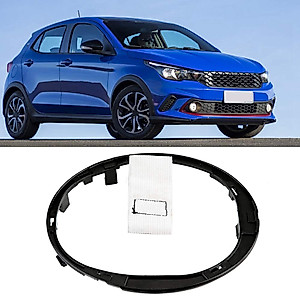 Dweekiy Gaiter Boot Ring,71775051 Car Gear Shift Lever Gearstick Gaiter Boot Ring for 500 500c