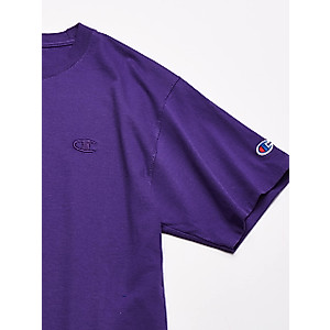 Champion Mens Classic T-shirt, Everyday Tee For Men, Comfortable Soft (Reg. Or Big & Tall), Purple Pr, Small US