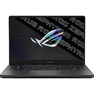 ASUS ROG Zephyrus 15.6" QHD Gaming Laptop,AMD Ryzen 9 5900HS, NVIDIA GeForce RTX 3080, Wi-Fi 6, RGB Keyboard, Bluetooth, Eclipse Grey, 16GB RAM | 1TB PCIe SSD，W/Tikbot 32SD