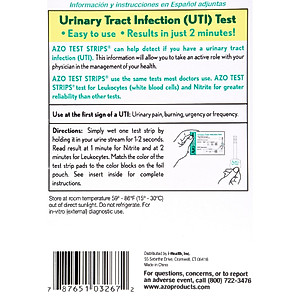 Azo Test Strips, 3 Count(Packaging may vary)
