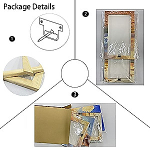 GoForArt Kobe Bryant Wall Art Poster Paintings 5 Piece Canvas Art Picture Prints Artwork Living Room Wall Decor Modern Home Decoration Wooden Framed Ready to Hang [50''W x 24''H]