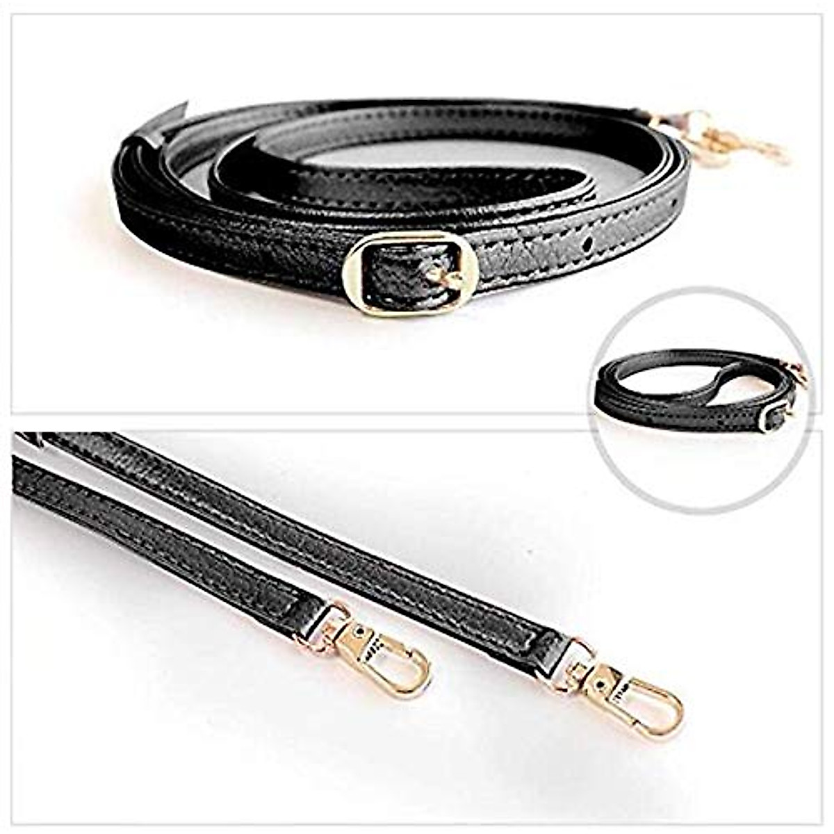 ZVE iPhone 7 Plus/8 Plus Wallet Case (Black)+ Black Replacement Strap