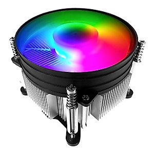 TRONWIRE TW-8 95W RGB LED CPU Cooler Aluminum Heatsink Copper Core Base 4-Pin PWM 92mm Fan Pre-Applied Thermal Paste for Intel Core i3 i5 i7 i9 Socket 1700 1200 1151 1150 1155 1156 Desktop PC