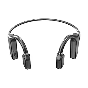 Wireless Open-Ear Bone Conduction Headphones for Kids, Sports, Outdoor Activities, Children, Built-in Microphone, Sweat Splash Proof Ear-Care Headsets Hearing Protection for School Tablet