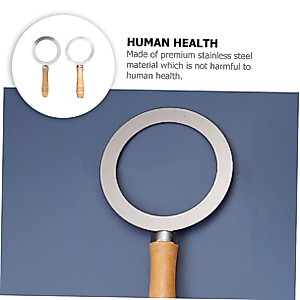 SHOWERORO 2pcs Milk Tea Baking Rings Espresso Stainless Steel Coffee Cup Espresso Tool Baking Cup Rim Ramekin Cup Tool Seal Ring Gasket Cup Rim Cover Gasket for Cup Rim Baking Cup Ring