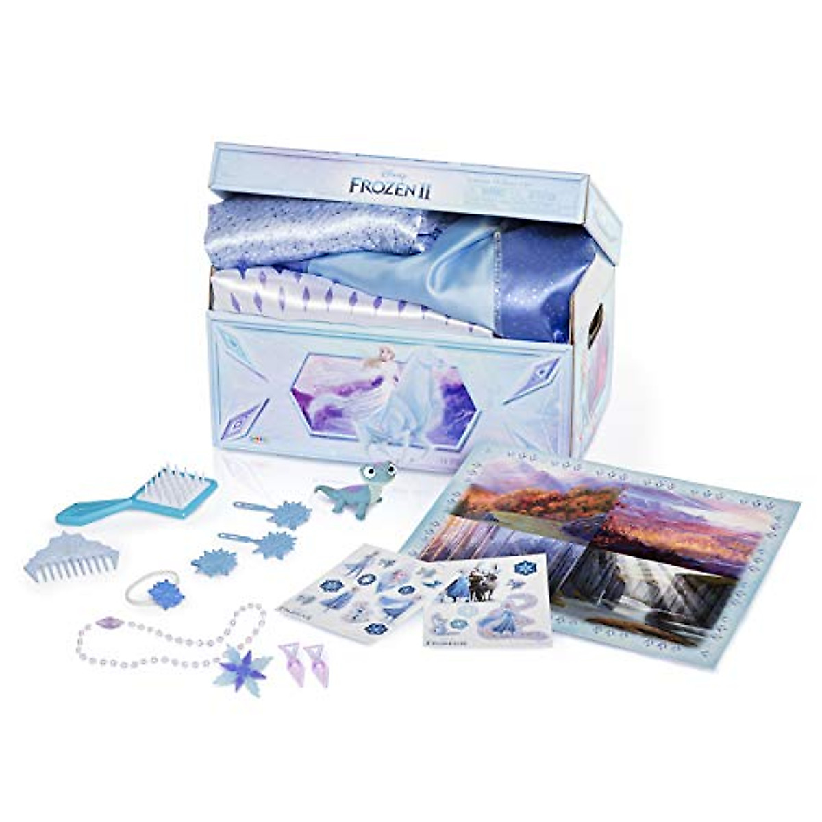 Disney Frozen 2 Elsa's Journey Dress Up Trunk Deluxe 17-Piece [Amazon Exclusive]