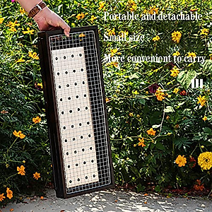 Portable Charcoal Grill and Smoker, Compact Foldable Grill for Travel, for Picnic Garden Terrace Camping Travel BBQ Barbecue Grill Style 1