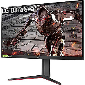 LG 32GN550-B 32 Inch Ultragear VA Gaming Monitor with 165Hz Refresh Rate/FHD (1920 x 1080) with HDR10 / 1ms Response Time with MBR and Compatible with NVIDIA G-SYNC and AMD FreeSync Premium (Renewed)