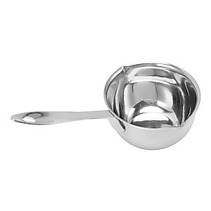 Stainless Steel Mini Butter Warmer Pot, Milk Warmer Pot, Small Saucepan Pot with Handle, Milk Pan Cookware for Induction Electric Gas Stoves (300ML)