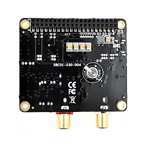 Allo, BOSS I2S DAC V 1.2 Dedicated 384 kHz32bit DAC PCM5122 for Best Sound Quality. Compatible with RPI 2, RPI 3 and Rpi4
