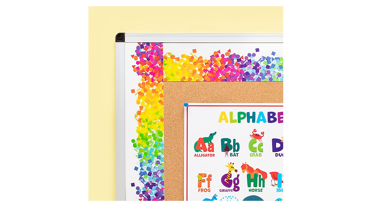 Youngever 52.5 ft Confetti Bulletin Board Border for Classroom Decor