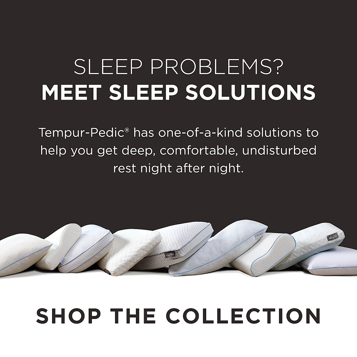 Tempur-Pedic TEMPUR-Cloud Pillow for Sleeping, Standard, White