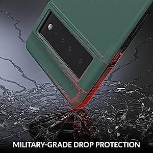 Crave Slim Guard for Google Pixel 6 Pro, Shockproof Case for Google Pixel 6 Pro - Forest Green
