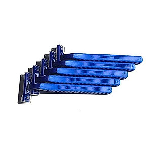 500 Box Combo of Blue and Pink Razor Blades Disposable Stainless Steel Hospitality Quality Shavers High End Twin Blade Razors for Men and Women with Aloe Vera Lubrication Strip