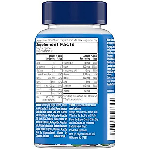 One A Day Men’s Multivitamin Gummies, Multivitamin for Men with Vitamin A, C, D, E, Calcium & More To Support Healthy Muscle Function, Gummies, 80 Count