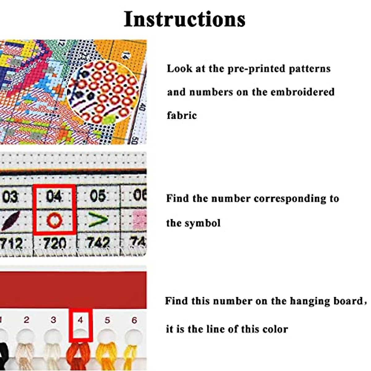 Maydear Full Range of Embroidery Starter Kits Stamped Cross Stitch Kits Beginners for DIY Embroidery 11CT 3 Strands - Bird and Flowers 11×16.9(inch)