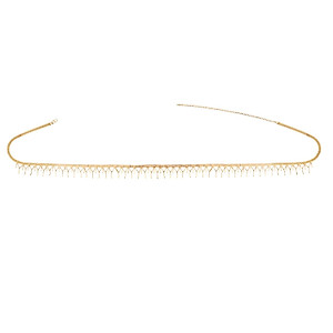 Efulgenz Gold Tone Indian Jewelry for Women Dubai Style Kamarbandh Indian Gold Tone Layered Ball Beads Chain Kamarbandh Belly Chain Waist Belt Indian Bridal Jewelry for Wedding Fashion Jewelry