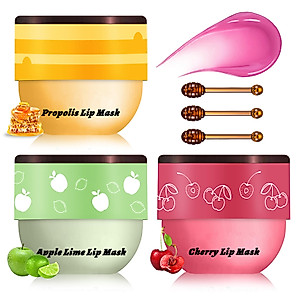 QIUFSSE Honey Lip Mask, Moisturizing, 10g