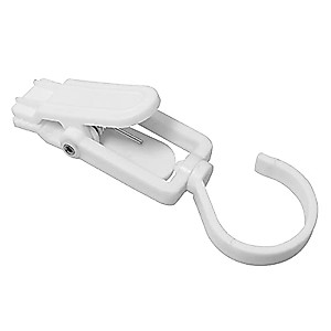 ZRM&E 10pcs Laundry Hooks Clip White Plastic Clothes Pegs Towel Socks Hanging Pegs Laundry Hangers Store Drapery Clips