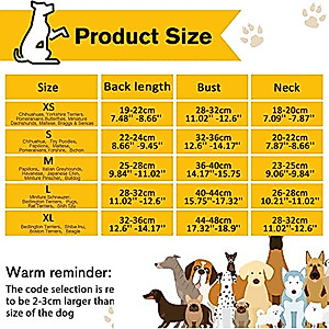 Pet Shirts Printed Puppy Shirts Dog Sweatshirt Cute Dog Clothing Dog Pullover Soft Shirt for Pet Dog Apparel Christmas New Year (XS)