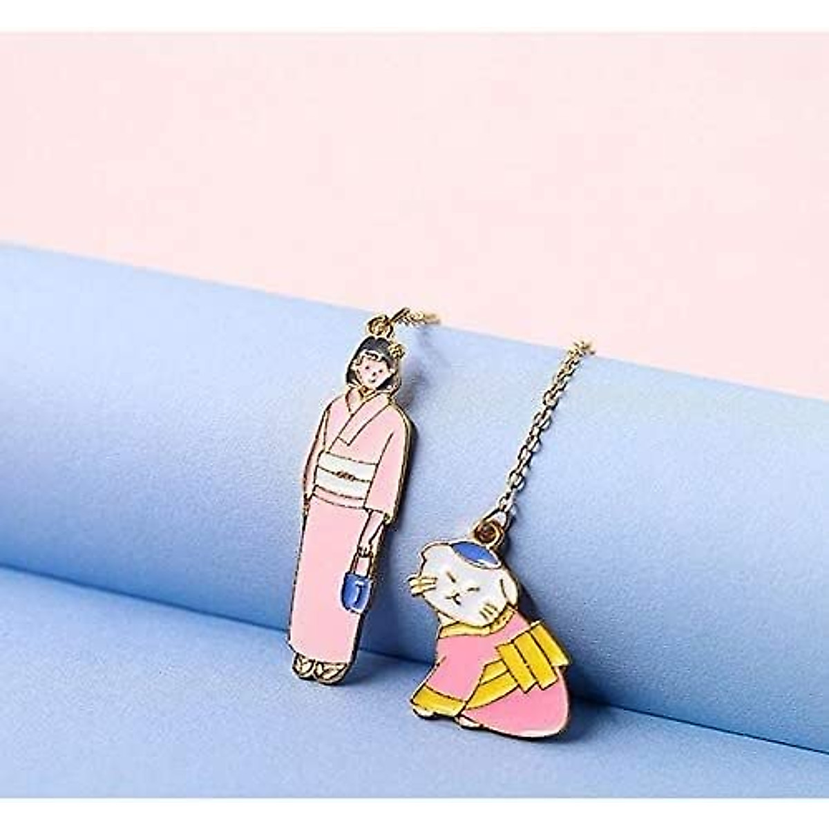 RIOMAN Bookmarks Metal Bookmark Bookmark Sprout Bookmarks Bookmark 4pcs Metal Creative Bookmark, Student Cute Pendant Stationery Book Pendant, Anime Bookmark