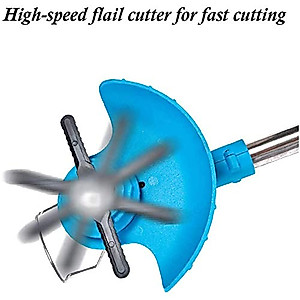 Household Rechargeable Grass Lawn Trimmers, Small Cordless Strimmer, Mower Weeder Multi-Function Lithium Battery Lawn Weeding for Tree Lawn Care Home Gardening Lawn Mower