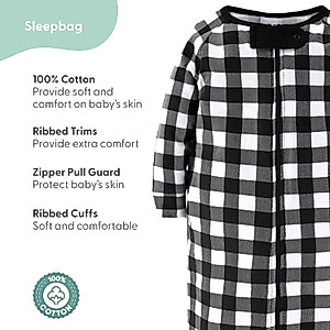 The Peanutshell Newborn Clothes & Accessories Gift Set, Fits Newborn to 3 Months, Black Plaid