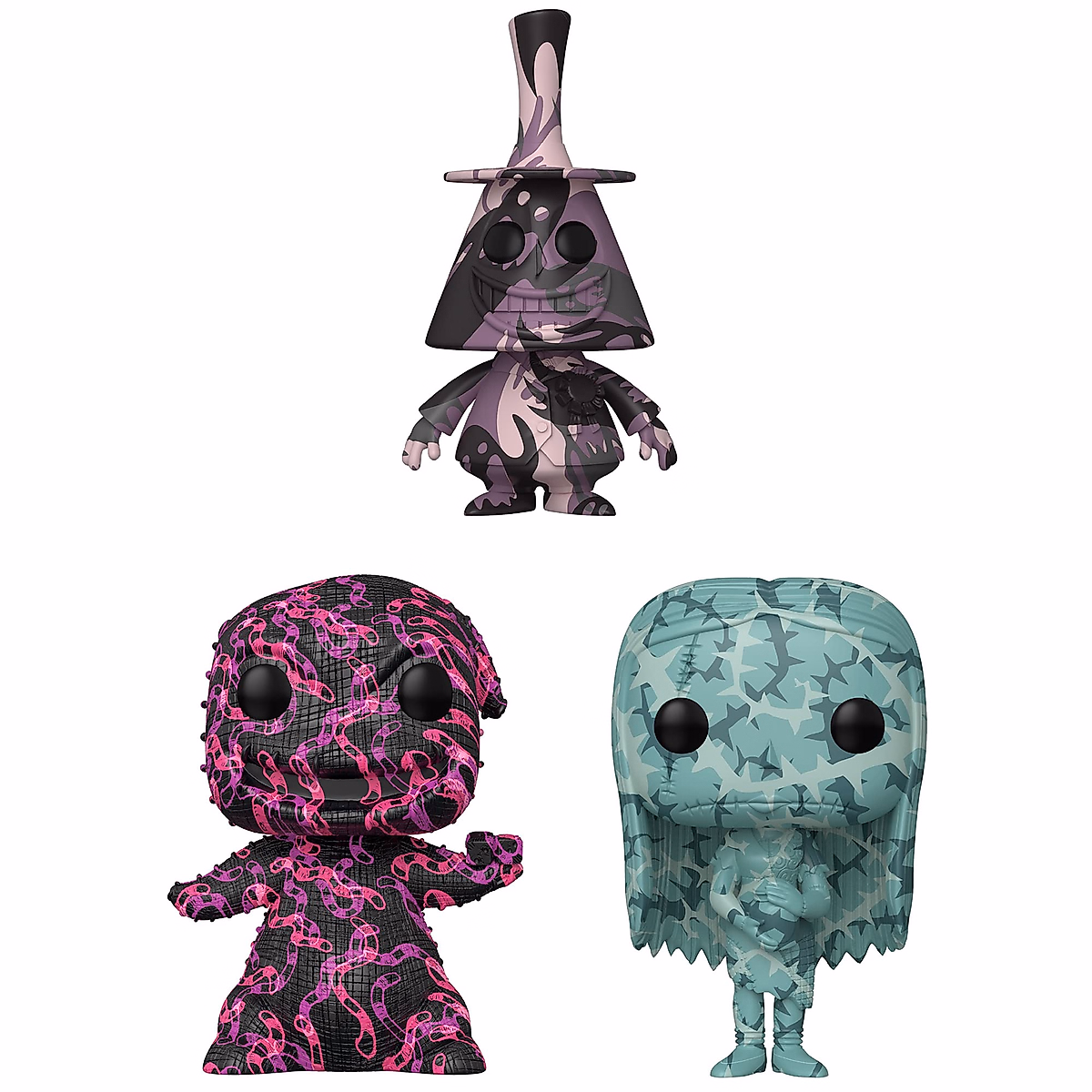 Funko Disney: POP! Night Before Christmas Collectors Set Artists Series - Sally, Oogie, Mayor, Figures Stand 3.75" Tall, Each Figure Comes Individually Packaged