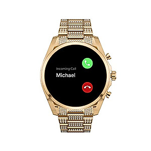 Michael Kors Men's or Women's Gen 6 44mm Touchscreen Smart Watch with Alexa Built-In, Fitness Tracker, Sleep Tracker, GPS, Music Control, Smartphone Notifications (Model: MKT5136V)