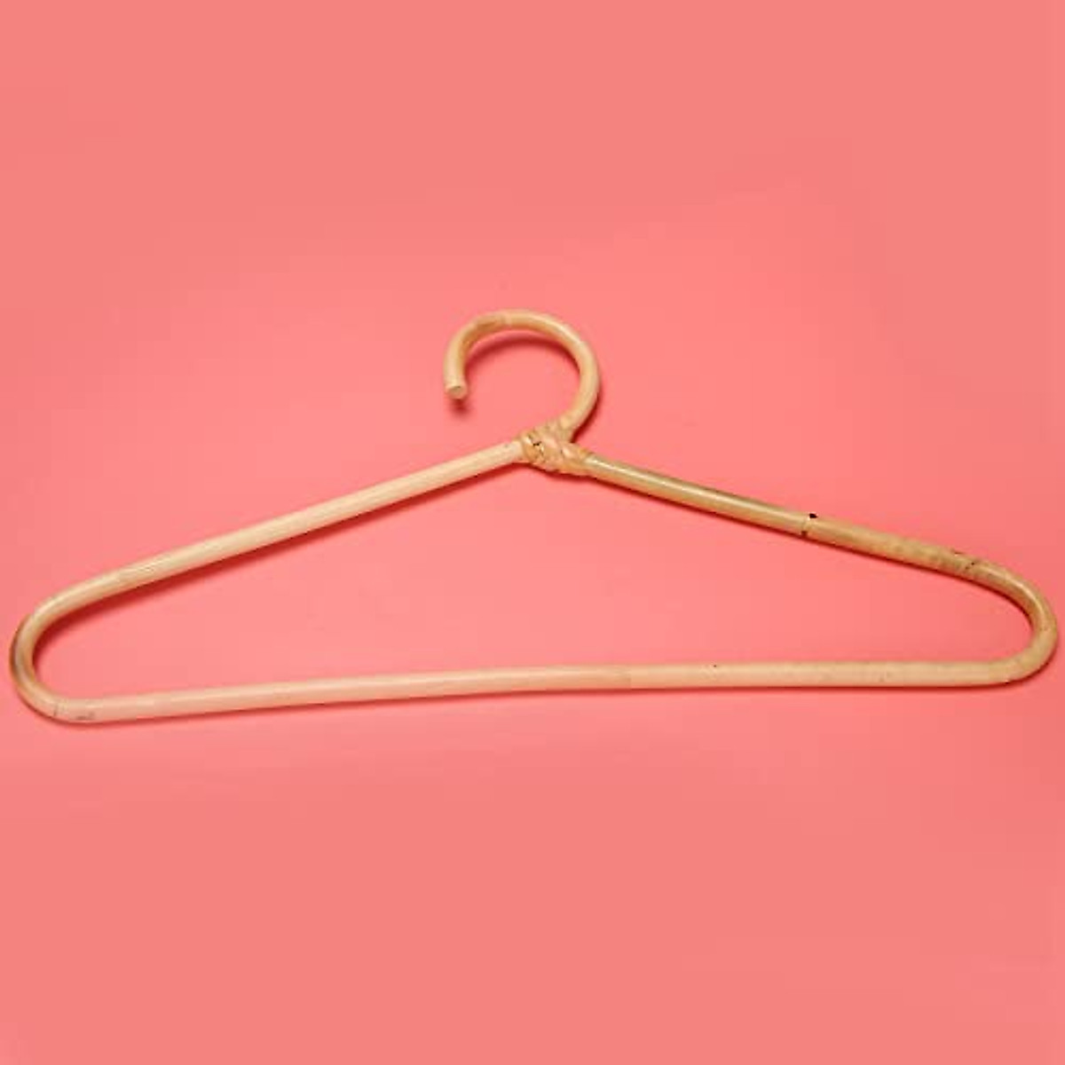 Lodokdre Rattan Clothes Hanger Style,Garments Organizer,Rack Adult Hanger,Room Decoration Hanger for Your Clothes.