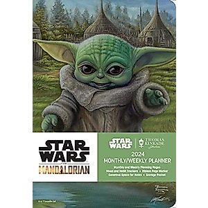 THE MANDALORIAN by Thomas Kinkade Studios 12-Month 2024 Monthly/Weekly Planner Calen: Child's Play