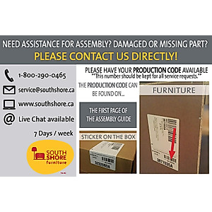 South Shore Twin Storage Bed and Bookcase Headboard, Chocolate