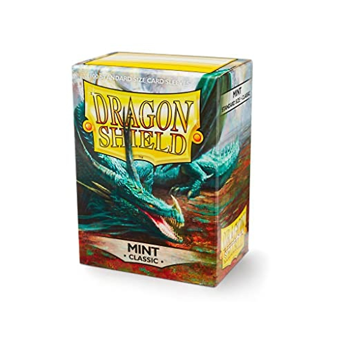 Dragon Shield Standard Size Card Sleeves – Classic Mint 100 CT - MTG Card Sleeves are Smooth & Tough - Compatible with Pokemon, Yugioh, & Magic The Gathering Card Sleeves