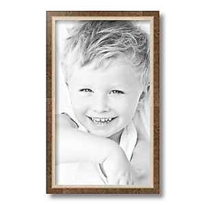 ArtToFrames 10x17 Inch Multi Picture Frame, This 0.94 Inch Custom Wood Poster Frame is Other - Comes with Regular Glass and Corrugated Backing (2WOME398402-10x17)