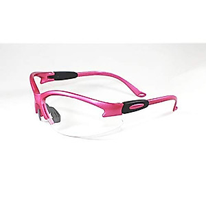 SSP Eyewear Womens Safety Glasses with Pink Frames & Clear Anti-Fog Lenses, COLUMBIA PK CL/AF,Clear Af - Pink