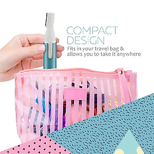 Pursonic | Facial Trimmer & Eyebrow Styling Kit for Hair Removal on Eyebrows, Lips, Cheeks, Ears, Neck, Underarms and Bikini Area - Painless & Easy-to-Use Design