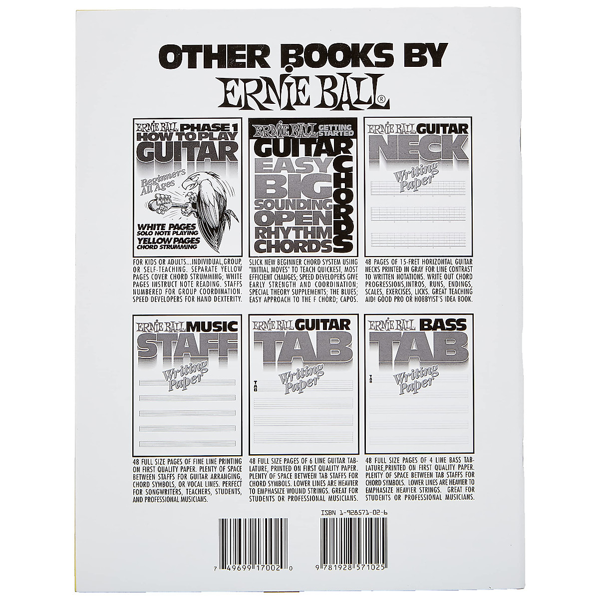 Ernie Ball How To Play Guitar Phase 2 Book