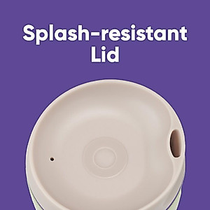 Owala SmoothSip Insulated Stainless Steel Coffee Tumbler, Reusable Iced Coffee Cup, Hot Coffee Travel Mug, Perfect for Cappuccino, BPA Free, 10 oz, Green (Hip Cactus)